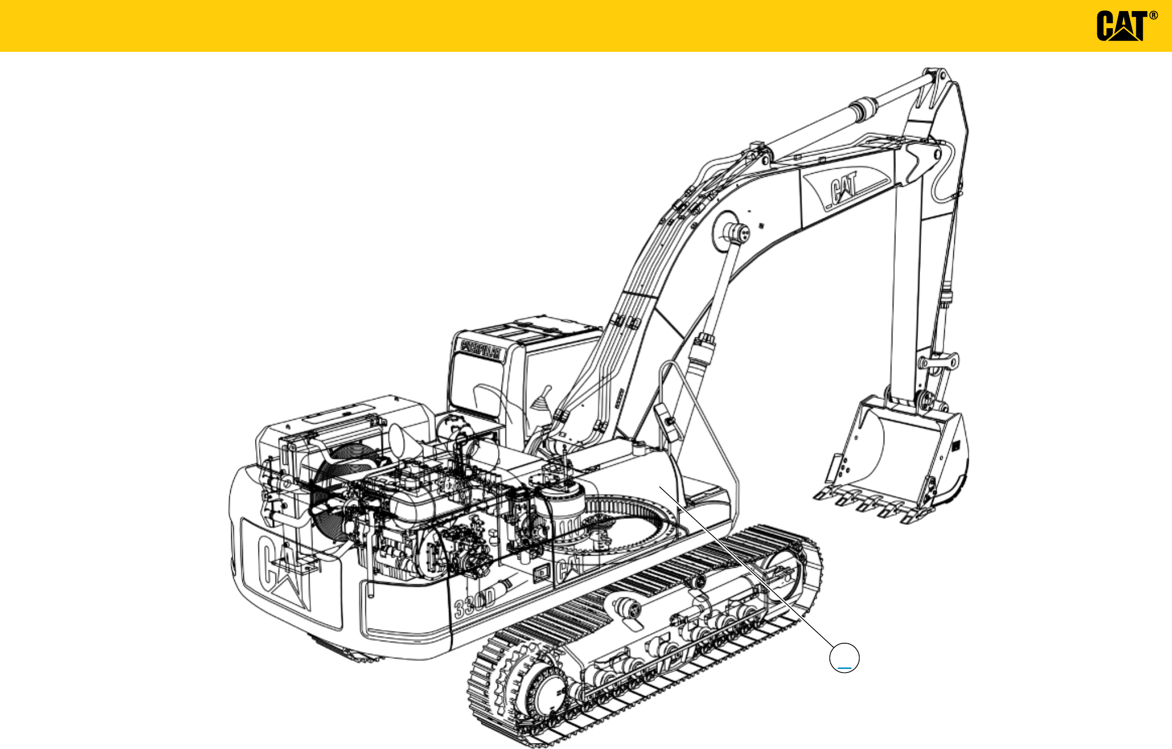 CAT 330D and 336D Excavator Hydraulic System Attachment One Way Flow ...